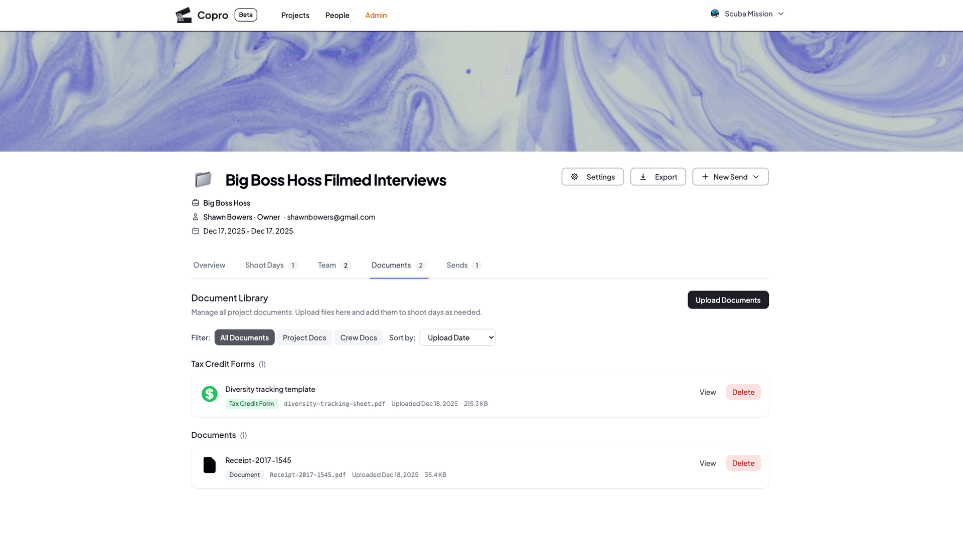 Copro - Production Management for Film & TV